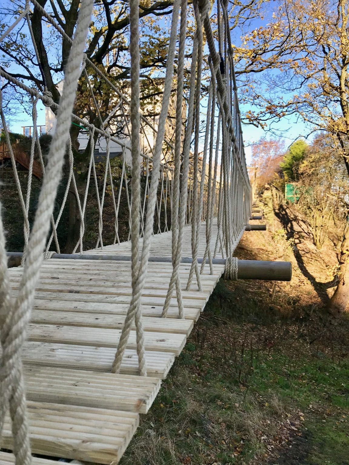 Longest Rope Bridge in UK, Staffordshire | Treehouse Life